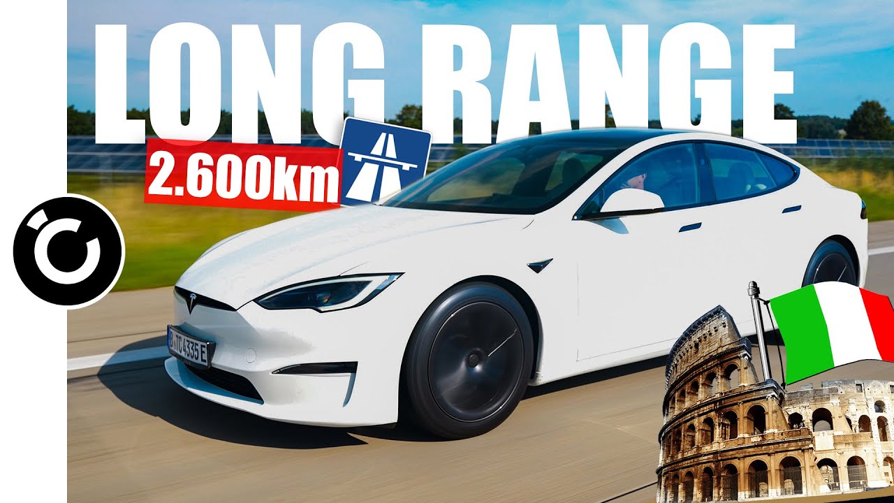 Tesla Model S Langstreckentest - 2.600km durch Italien Teil1 - YouTube