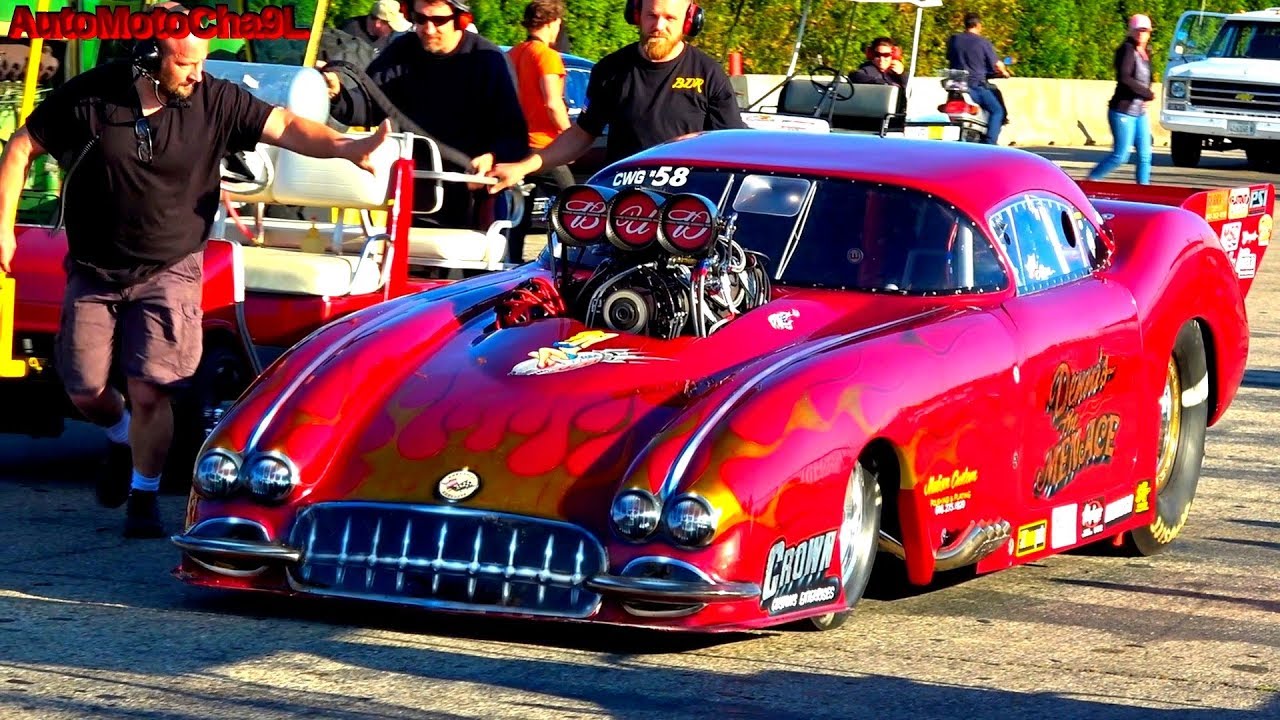 CHEVY CORVETTE PRO MOD SUPERCHARGED HEMI CHICAGO WISE GUYS RACING - YouTube
