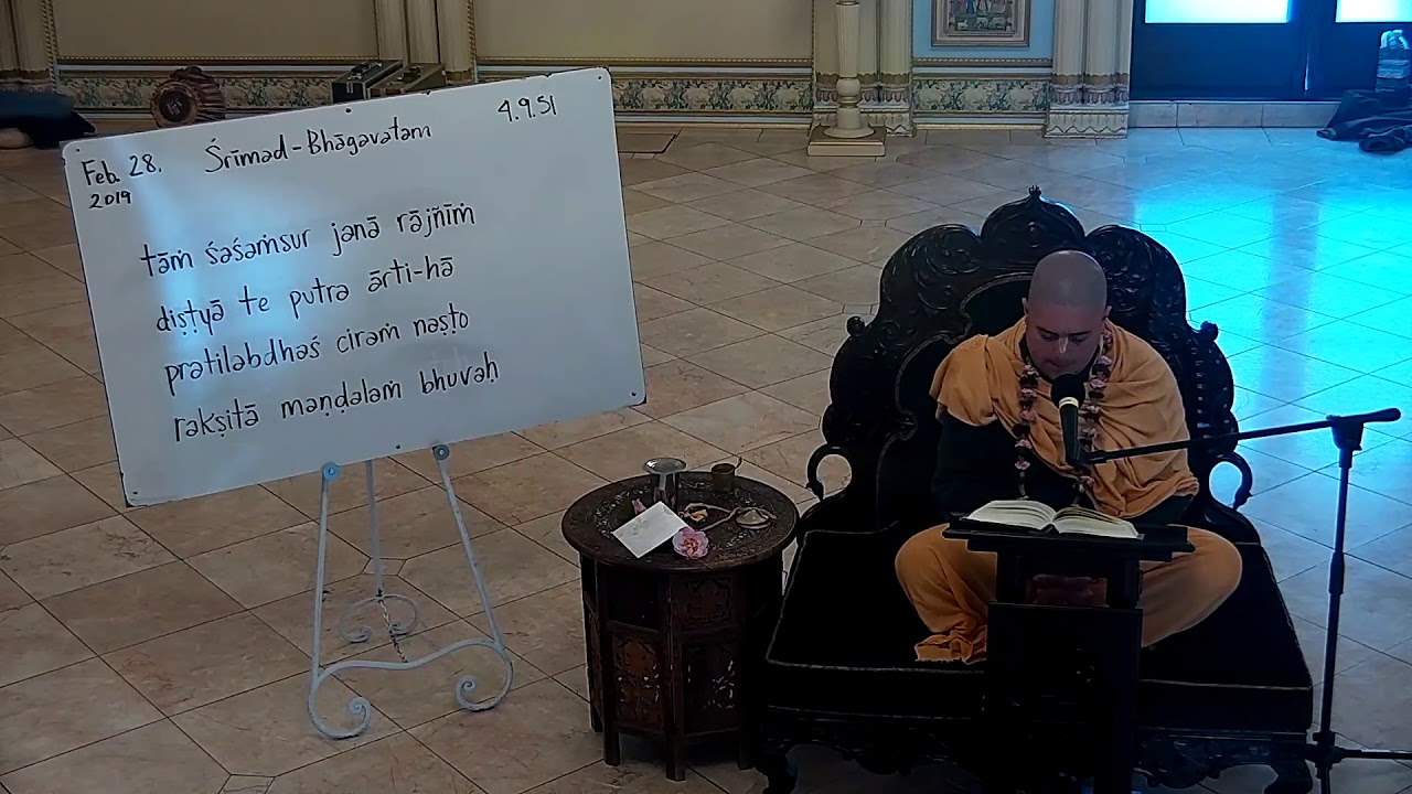 ISKCON SanDiego: SB Class by H G Balarama Prabhu on 2/28/2019 - YouTube