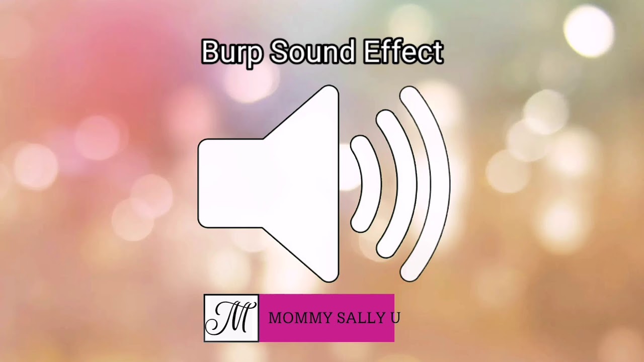 Burp Sound Effect - YouTube