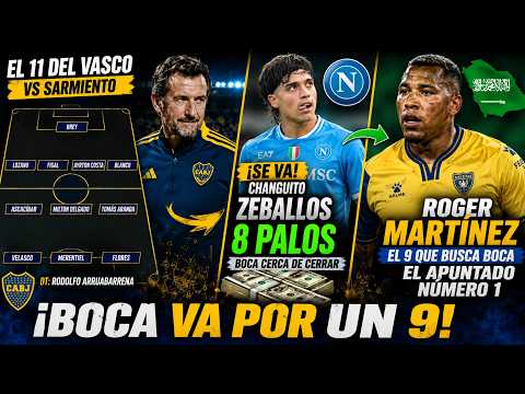 BOCA TIENE NUEVO APUNTADO: EL 9 QUE BUSCA RIQUELME Y EL EQUIPO DEL VASCO