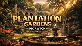Walking Tour Plantation Garden and St John the Baptist Church Norwich #norwich #cathedral #garden 
