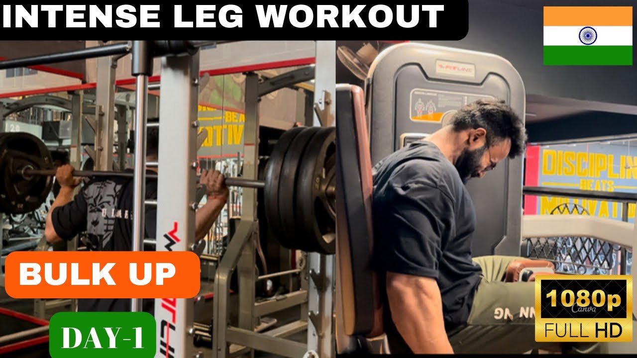 BULK UP - DAY 1 | LEG WORKOUT - YouTube