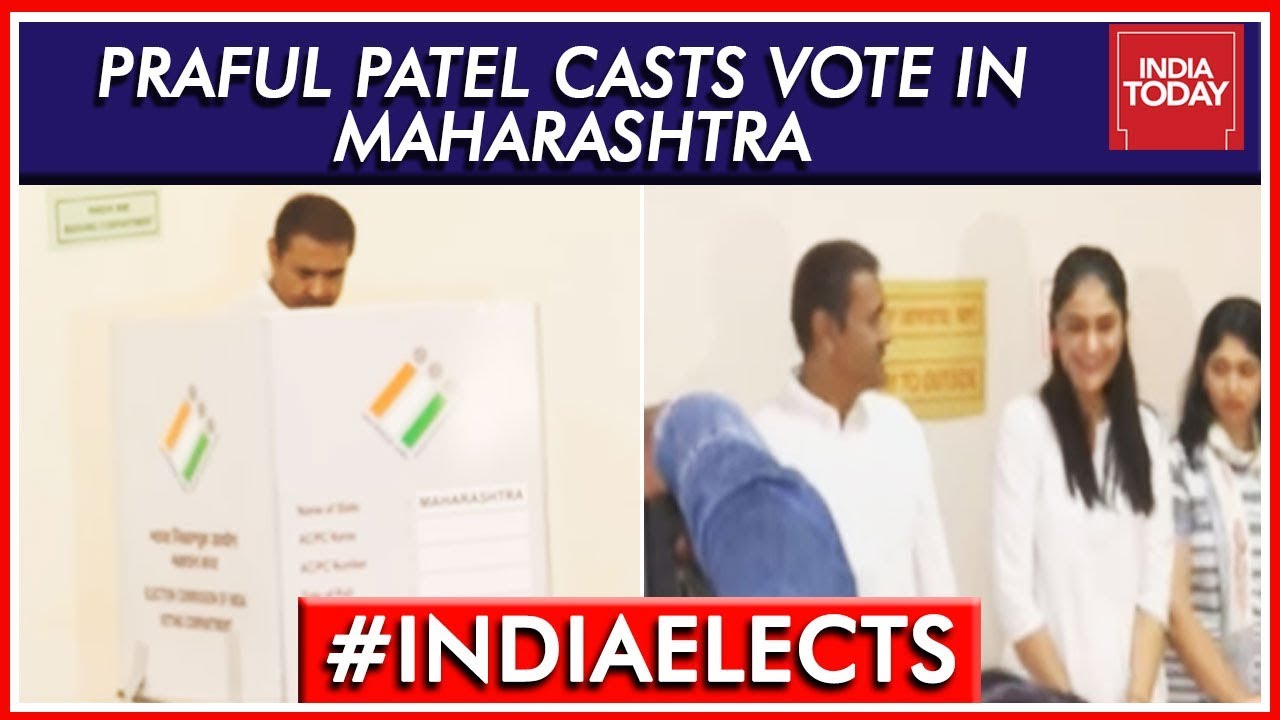 India's Richest MP Praful Patel Casts Vote In Maharashtra's Bhandara ...