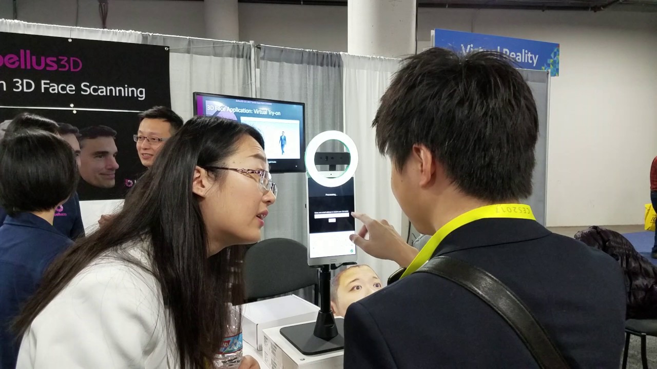 Bellus 3D Face Scan, CES 2017 - YouTube