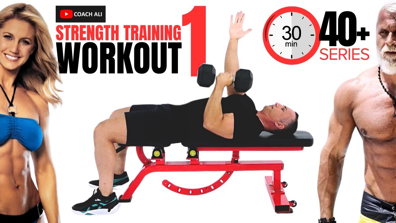 Single Dumbbell Workout 1 of 30 || Strength Training for 40+ Years by Coach Ali - YouTube