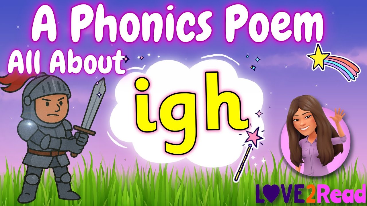 IGH PHONICS POEM for kids | Learn the 'igh' Sound with Miss Ellis ...