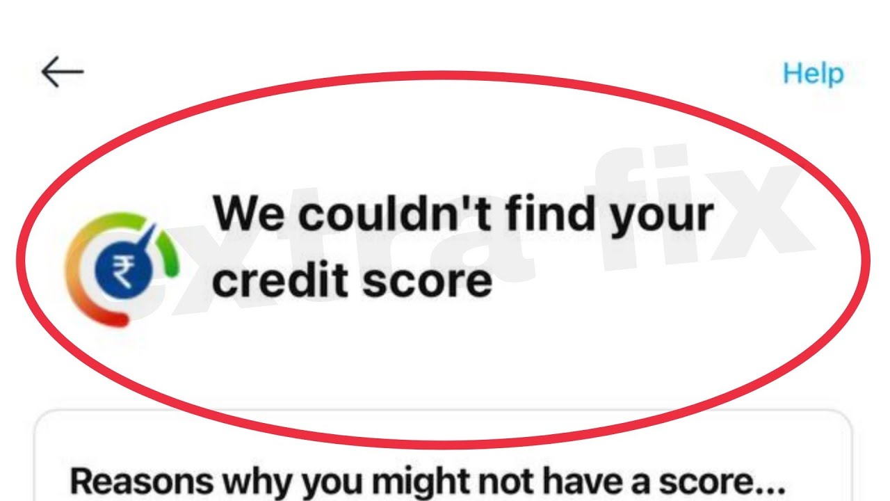 Credit Score Not Showing Paytm We couldn't find your credit Score ...