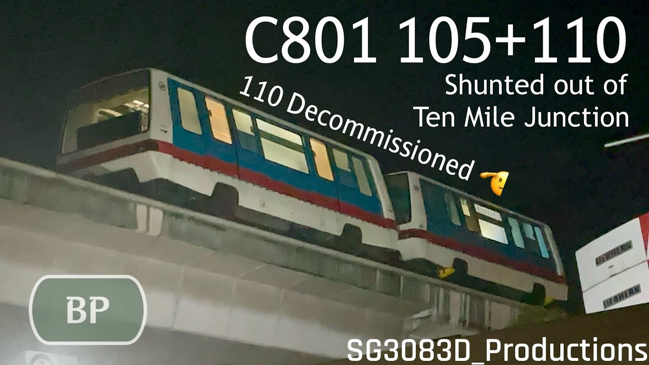[SMRT] Decommissioned - Bombardier Movia C801 [105-110] - Shunted out ...