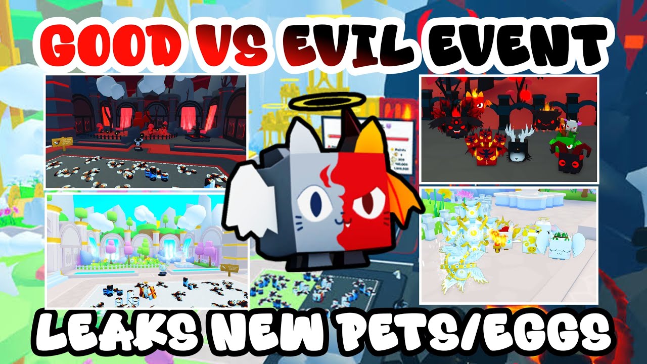Good Vs. Evil Event *LEAKS* NEW PETS/EGGS In Pet Simulator 99 | Roblox ...