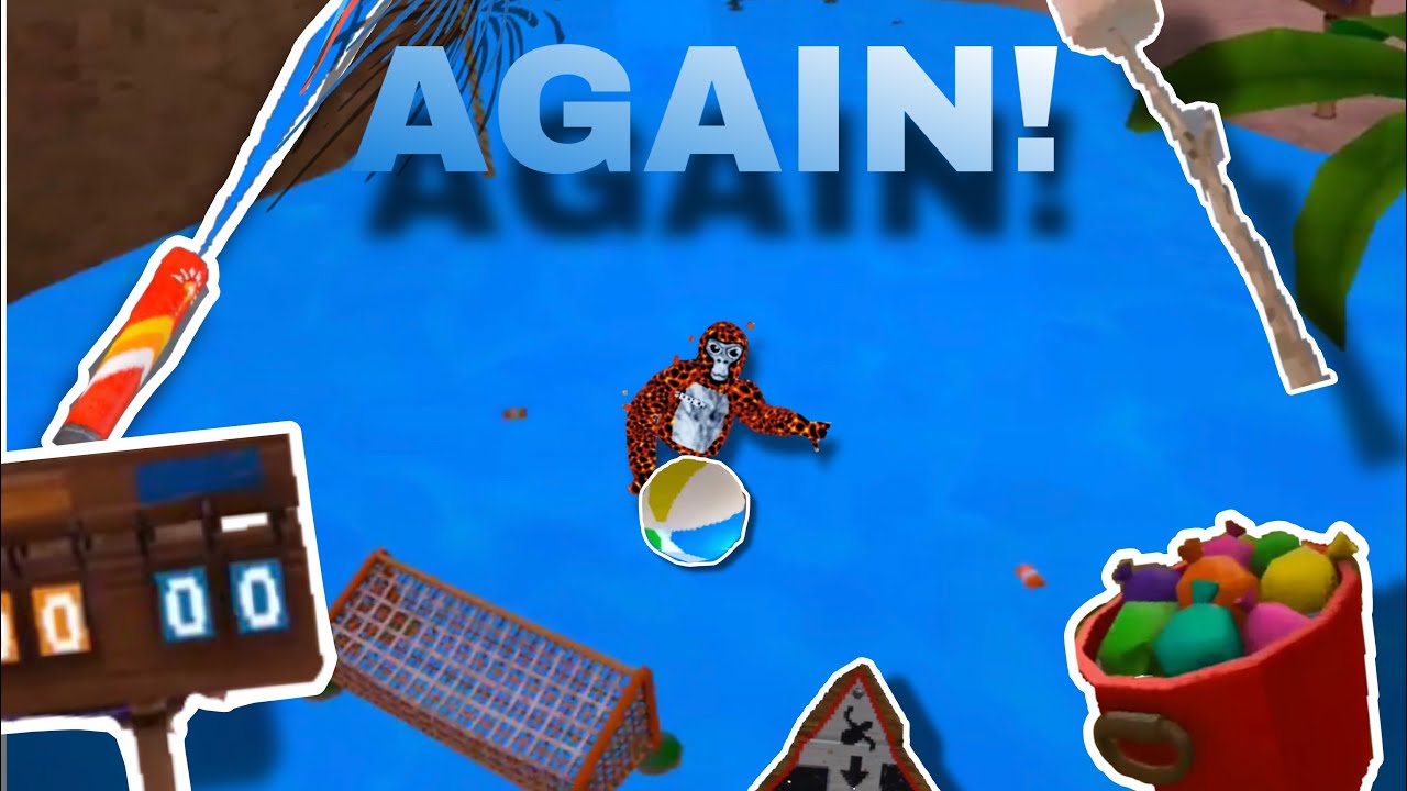 Gorilla Tag’s 3rd Summer update!(soccer, water balloons, and firework ...