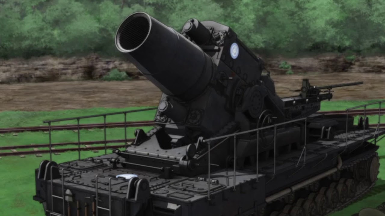 Girls und Panzer KARL with War thunder 152mm gun sound - YouTube