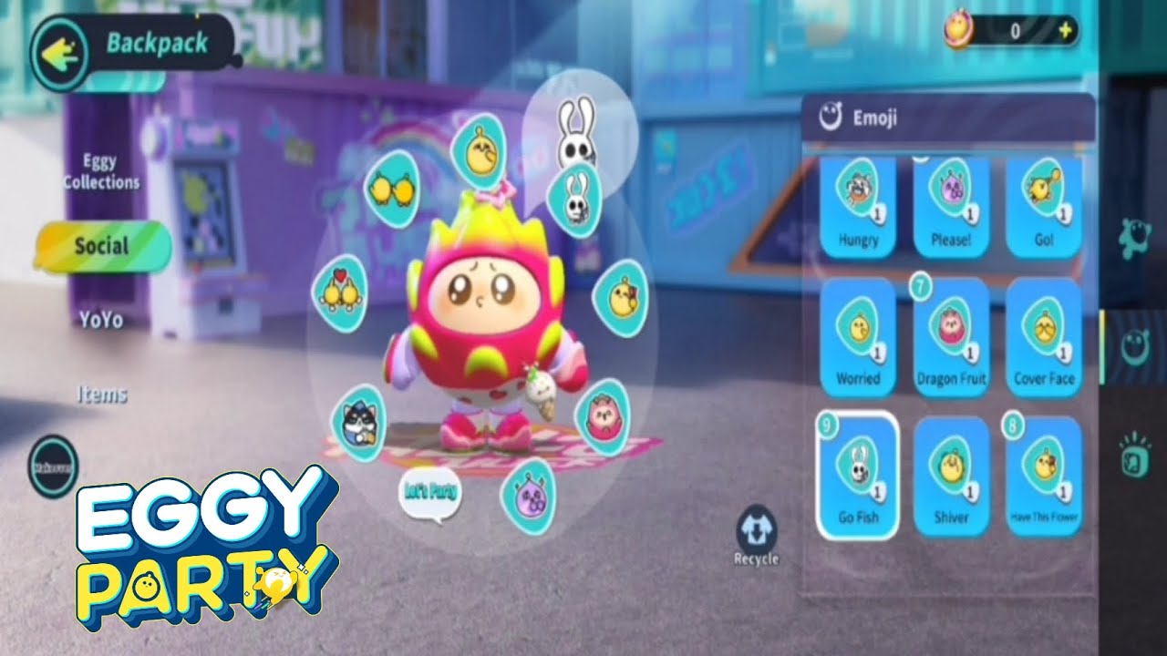 The Go Fish Emote in The Backpack! || Rabbits & Playground of Wonders ...