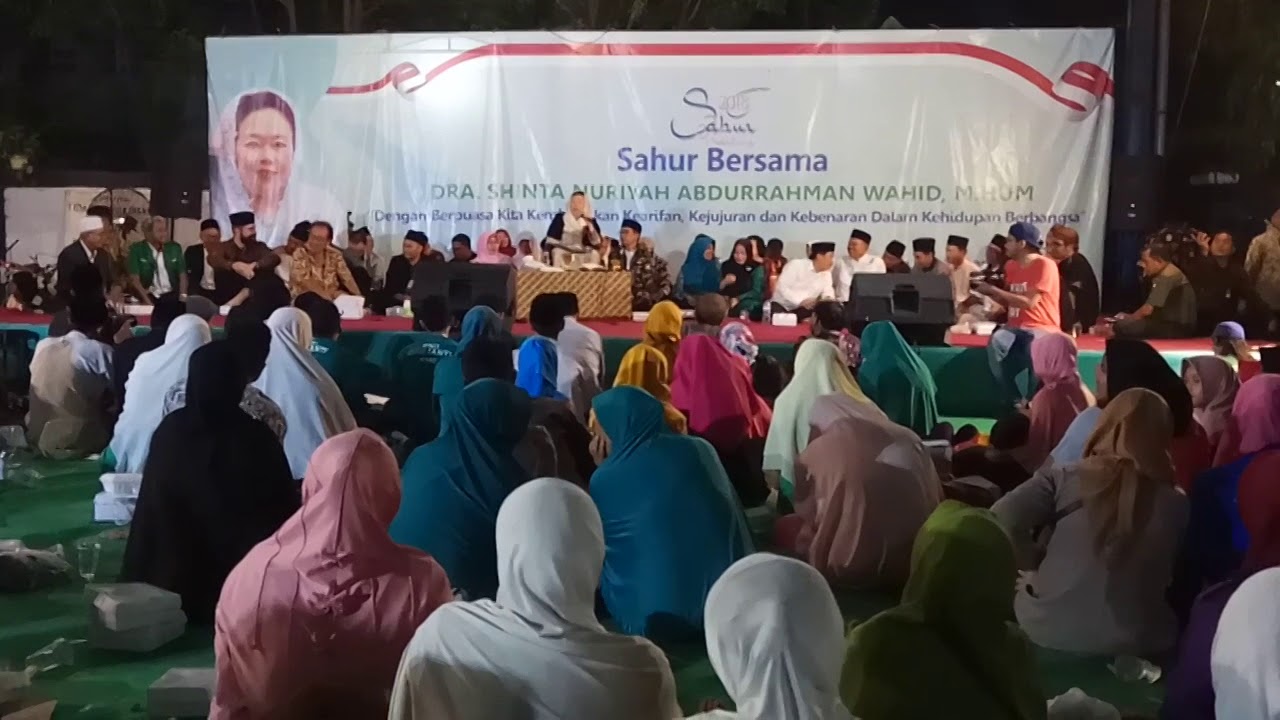 Thausiyah Bu Shinta Nuriyah Abdurrahman Wahid (Roadshow Sahur Bersama ...