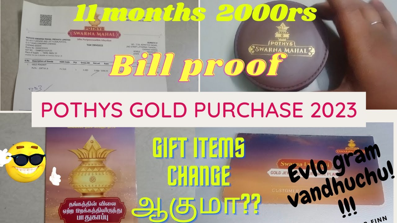 Pothys scheme la நகை purchase || designs👌 இவ்ளோ benefit ah😮Ithana naal ...