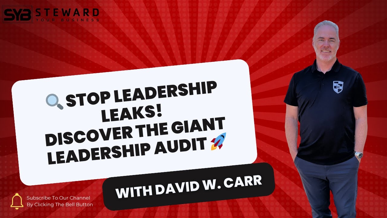 I Fixed the Leaks in My Leadership and You Won't Believe What Happened ...