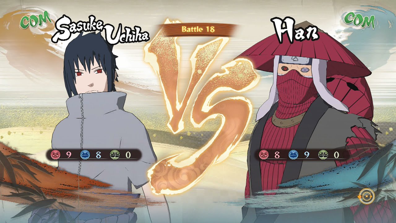 Naruto Shippuden: Ultimate Ninja Storm 4, Sasuke Uchiha VS Han! - YouTube