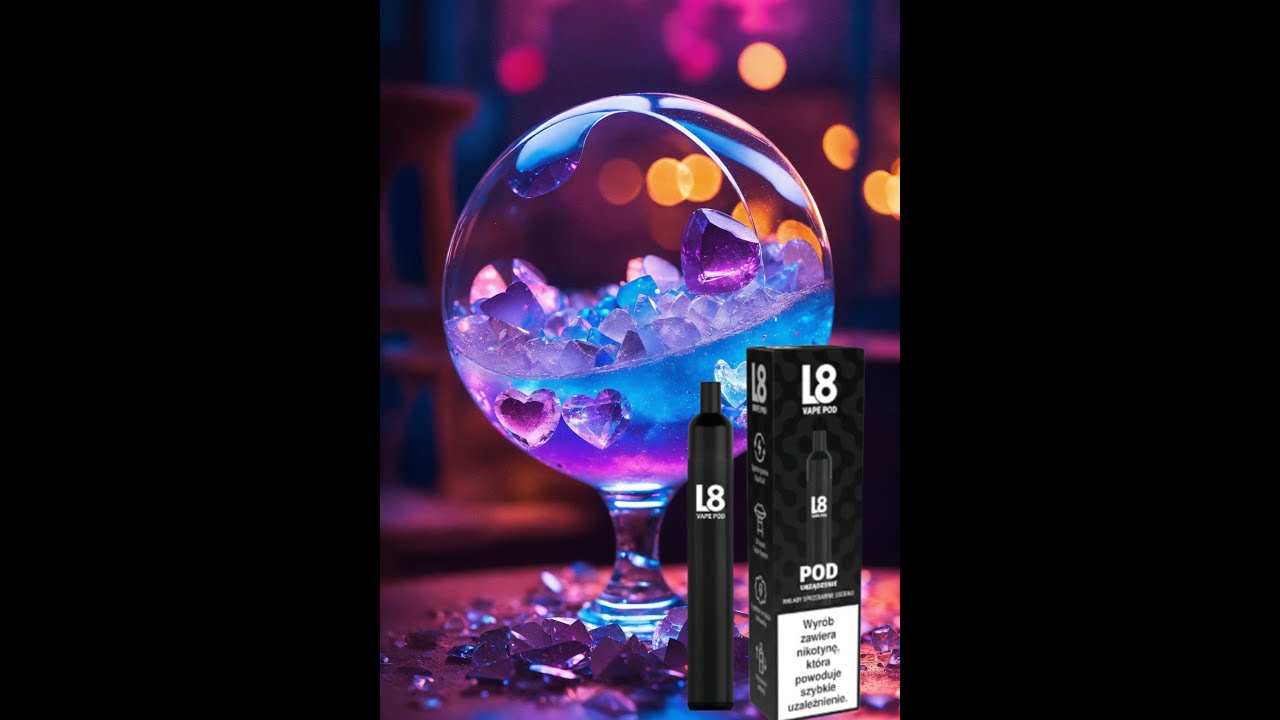 VAPE HEAVEN L8 Blueberry ice - wymienny wkład - YouTube