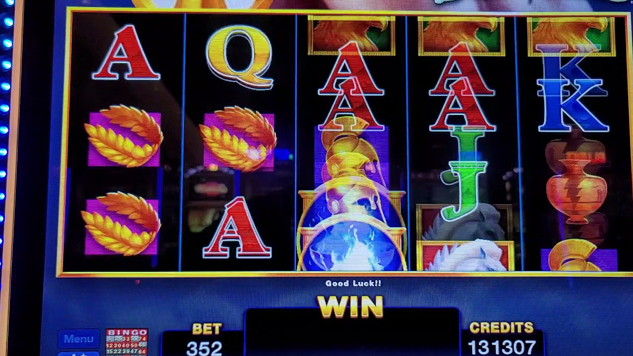 Olympus Strikes slot play Jackpot Skwirl - YouTube