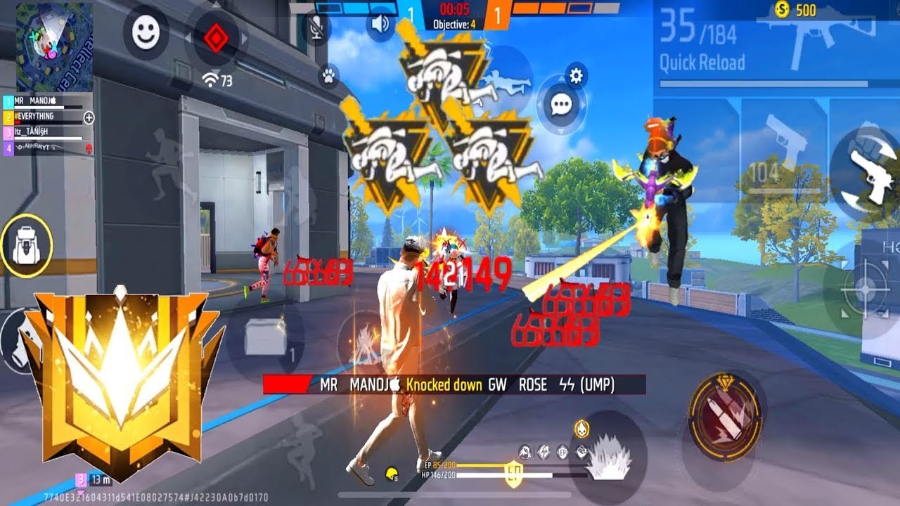 Garena free fire - CS Ranked Gameplay | free fire clash squad | Must ...