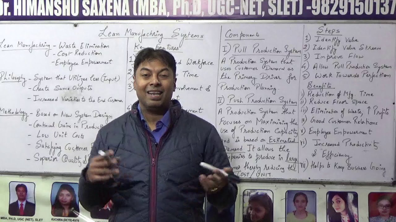 Theory on Lean Manufacturing System || Operations Management - YouTube