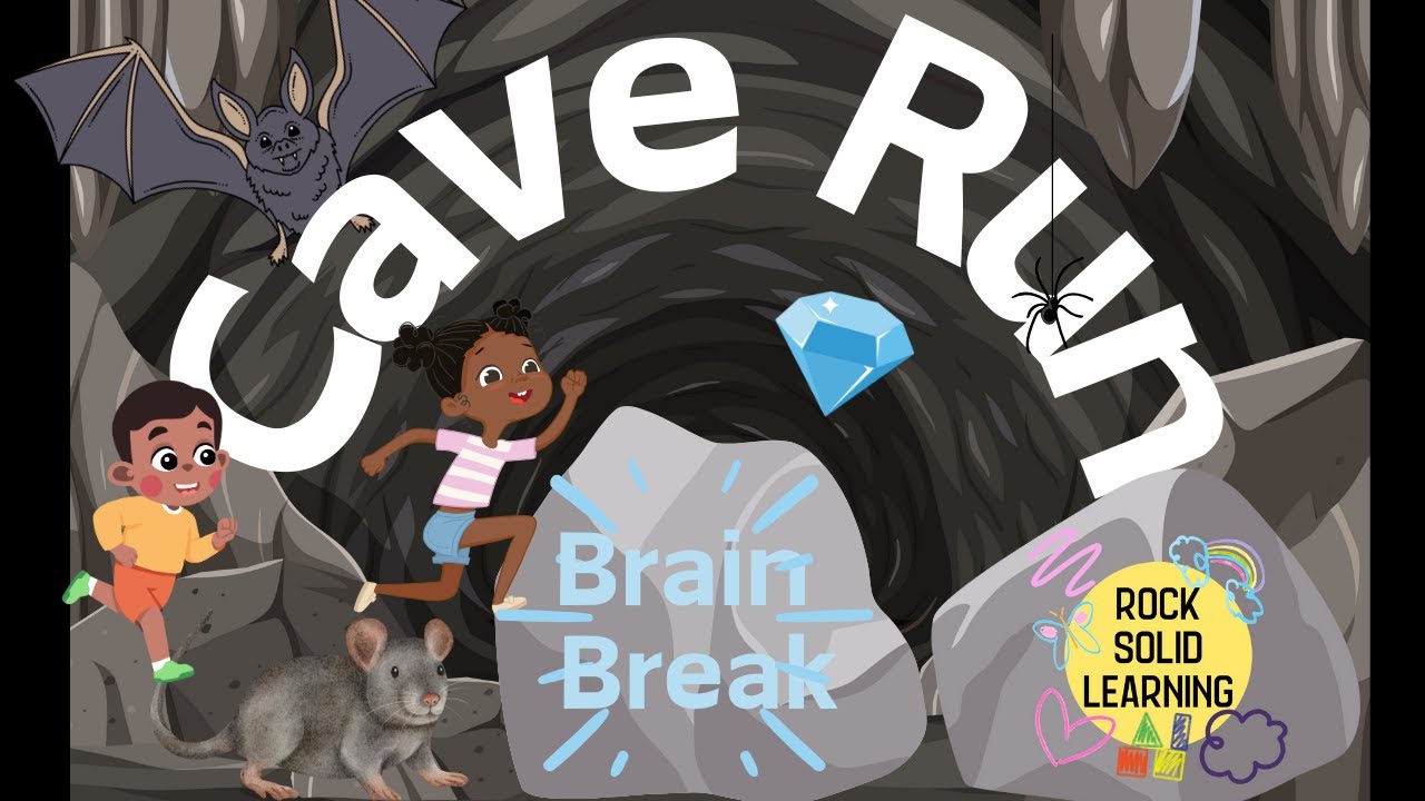 Cave Run | Brain Break | Danger | Interactive PE - YouTube