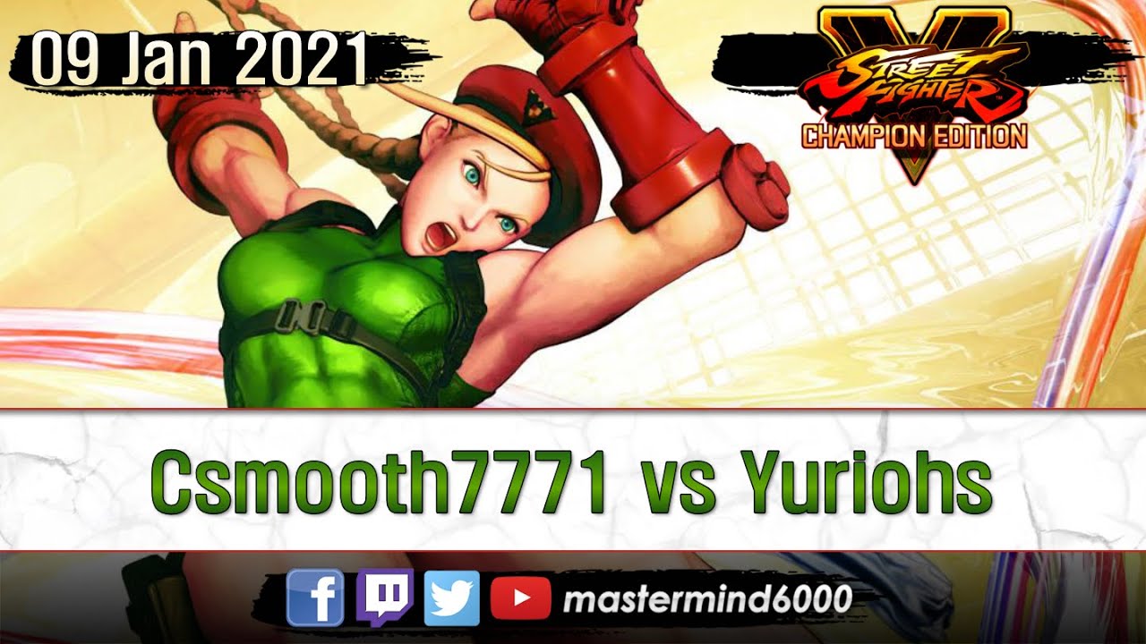Street Fighter V Winter Exhibitions (09 Jan 2021) - Csmooth7771 vs Yuriohs - YouTube