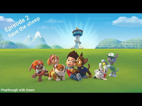Paw patrol play through. Save the sheep episode 2 - YouTube