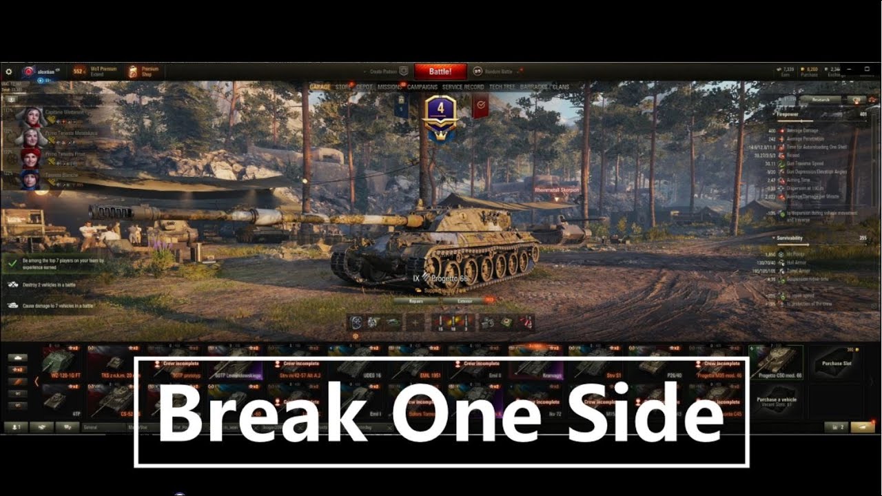 WOT tier 9 Italian HT Progetto C50 mod. 66 daily play VI 坦克世界（战车世界 ...