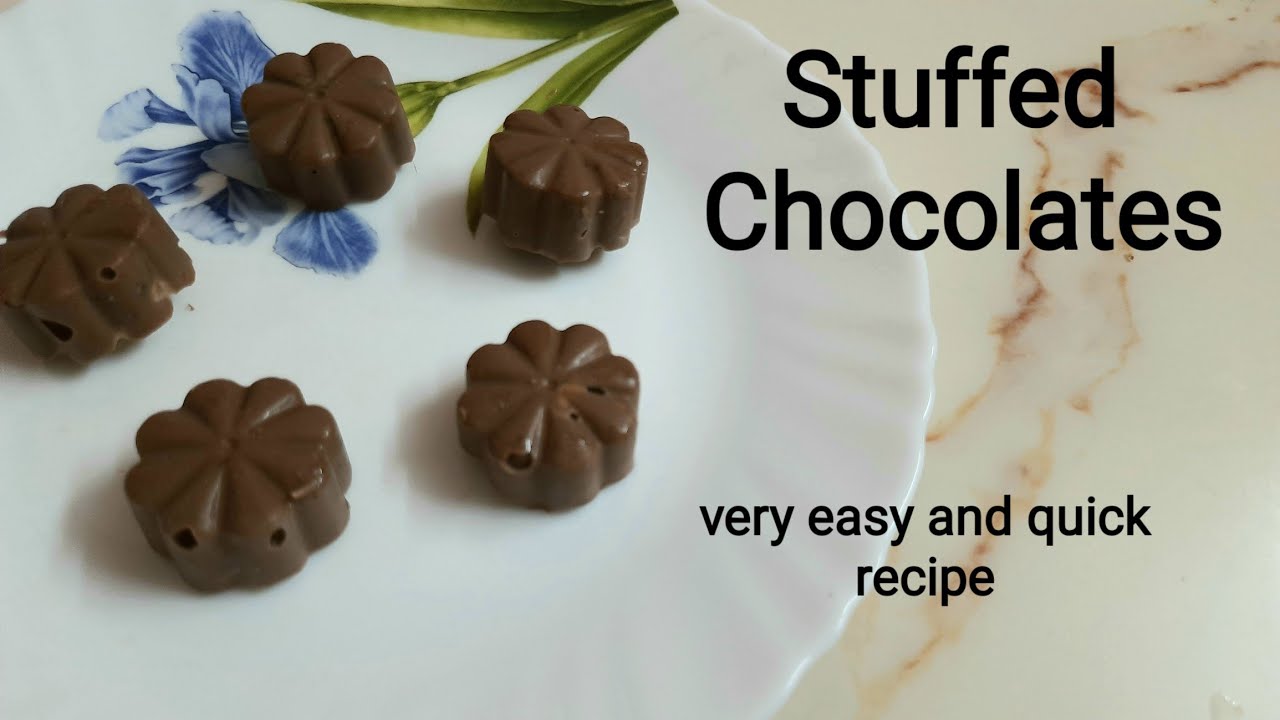 How to make different types of chocolates | Unique stuffed chocolate ...