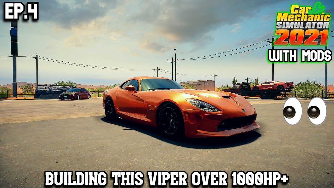 Car Mechanic Simulator 2021 - Building The 2015 Dodge Viper GTS Engine ...