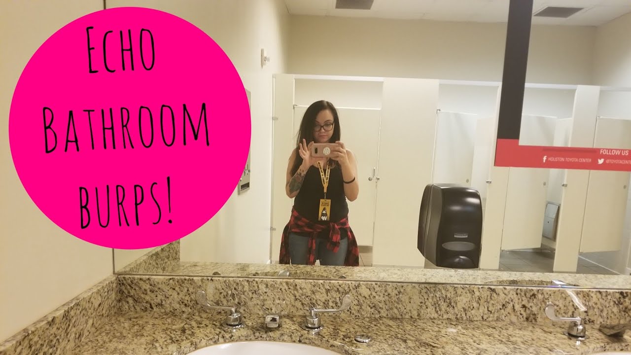 Public bathroom burping! - YouTube