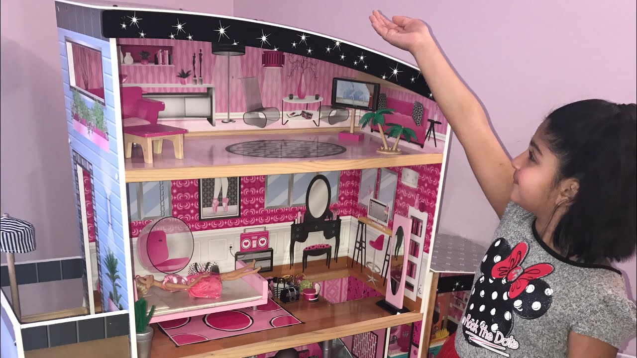 room tour and Barbies doll dream house - YouTube