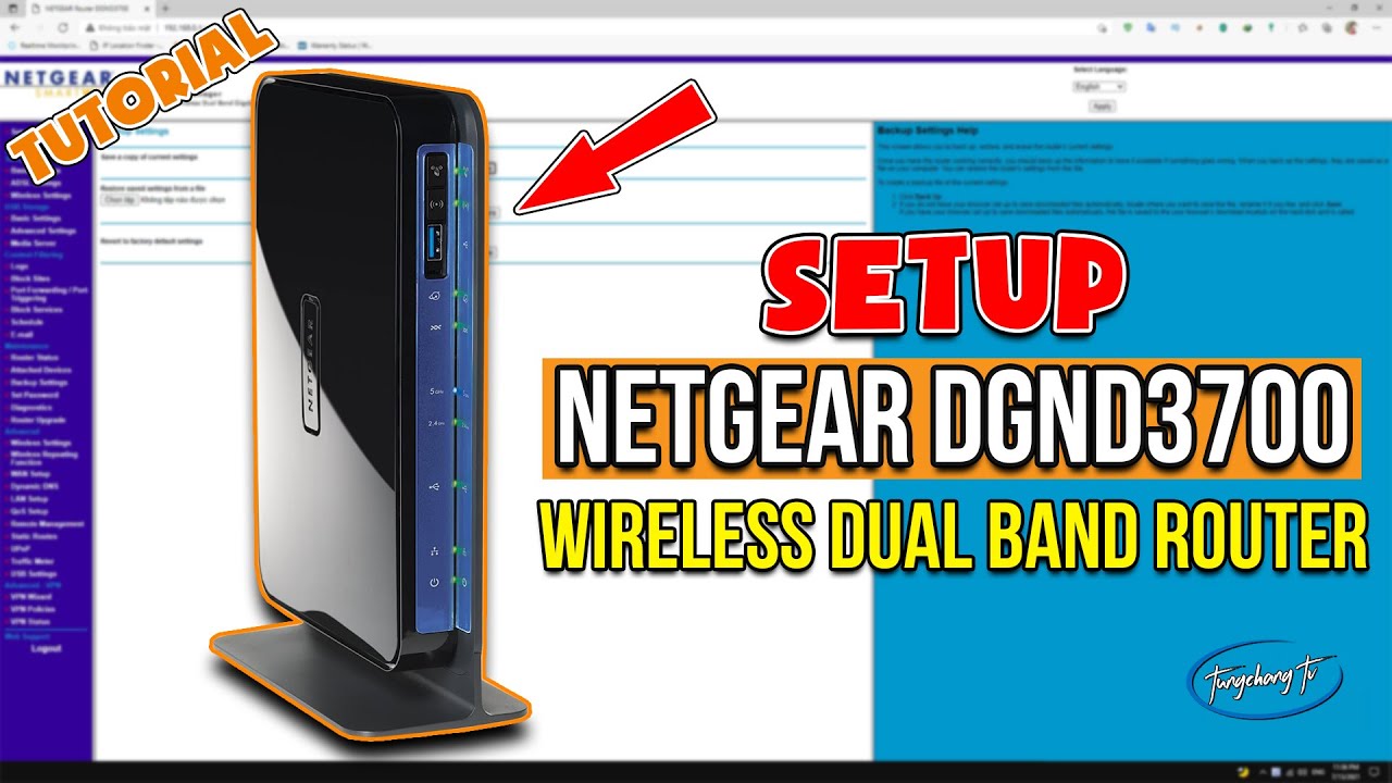 Cách Cài Đặt Router Netgear DGND3700 Làm Wifi Phụ | How to Setup Router ...