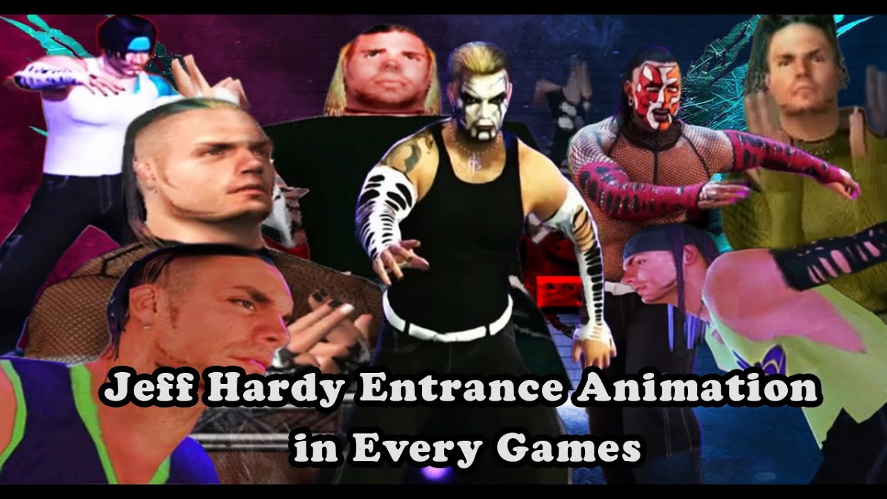 Jeff Hardy Entrance Motion In Every Games (WWF Wrestlemania 2000 - WWE ...