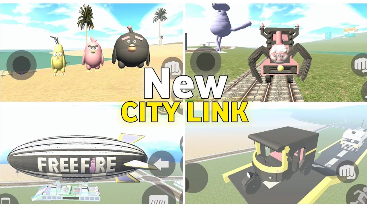 Excellent City 😱 In Indian Bike Driving 3D || Angry Birds + Big ...