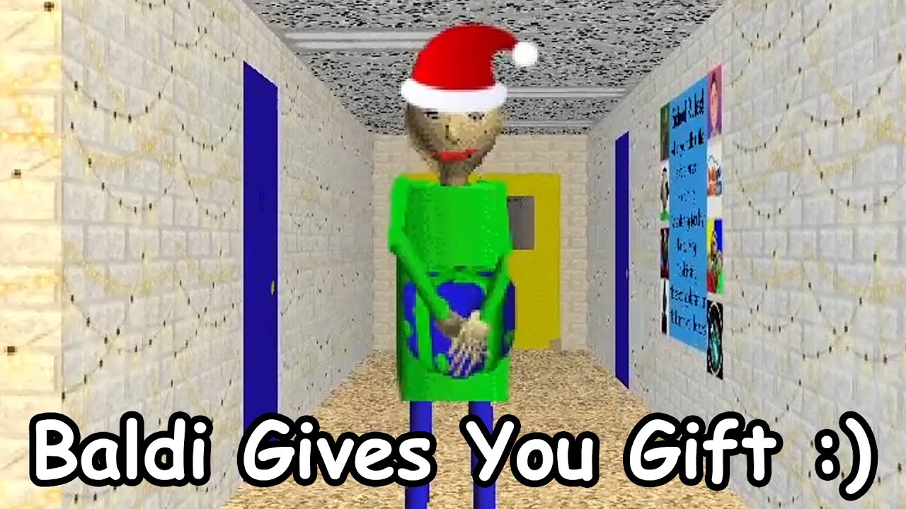Baldi's Basics Christmas Chase - YouTube