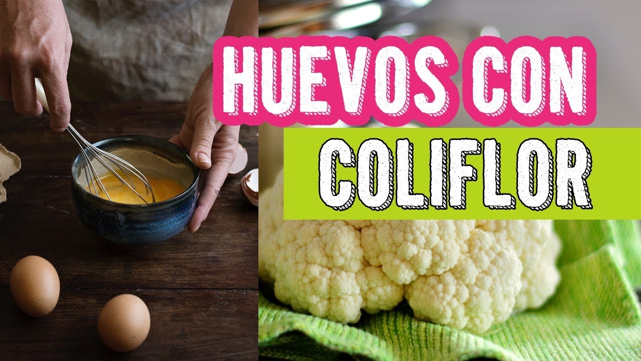 Desayunos Saludables - Como hacer huevos revueltos con coliflor - YouTube