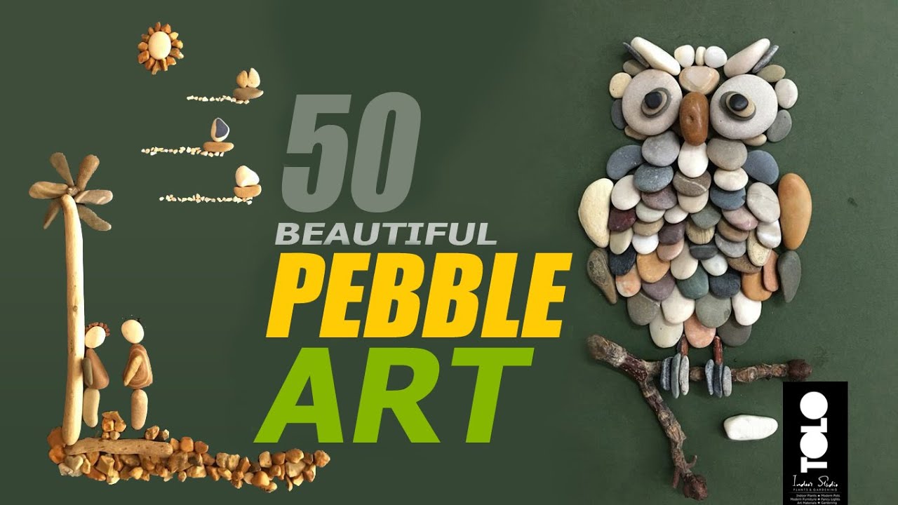 beautiful pebble art - YouTube