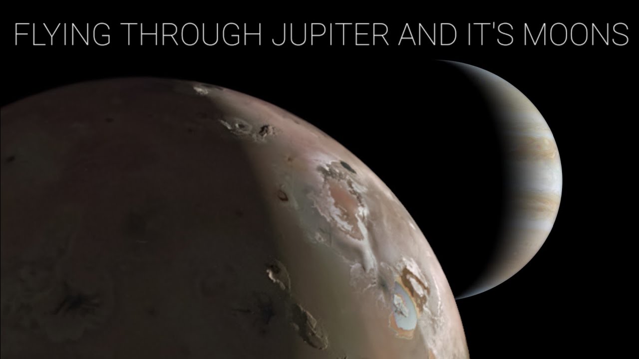 Flying Through Jupiter And It's Moons (Cinematic) - YouTube