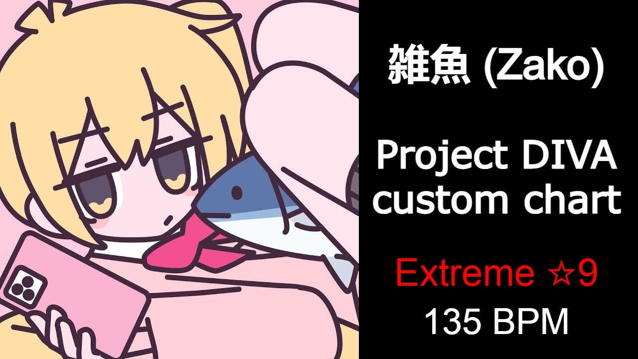 雑魚 (Zako) - Project Diva PPD custom chart - YouTube