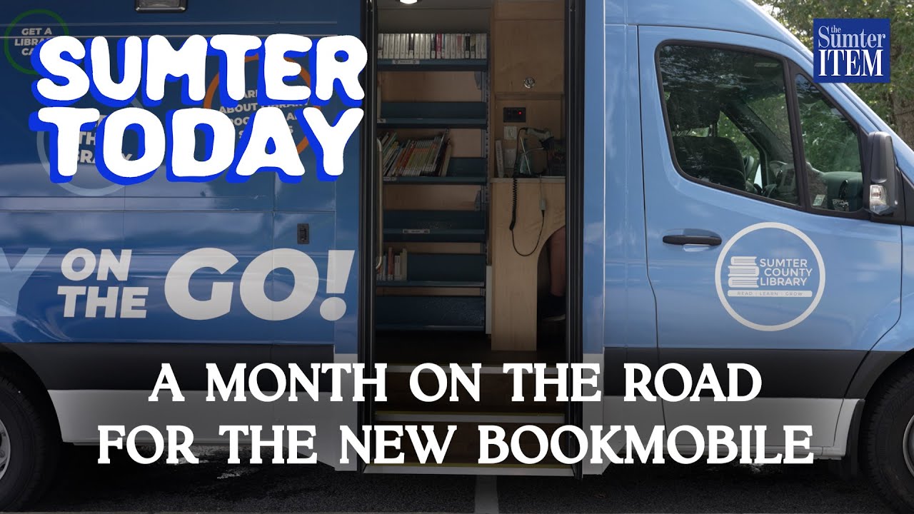 Sumter Today: The Sumter County Library's Bookmobile Rolls Out - YouTube