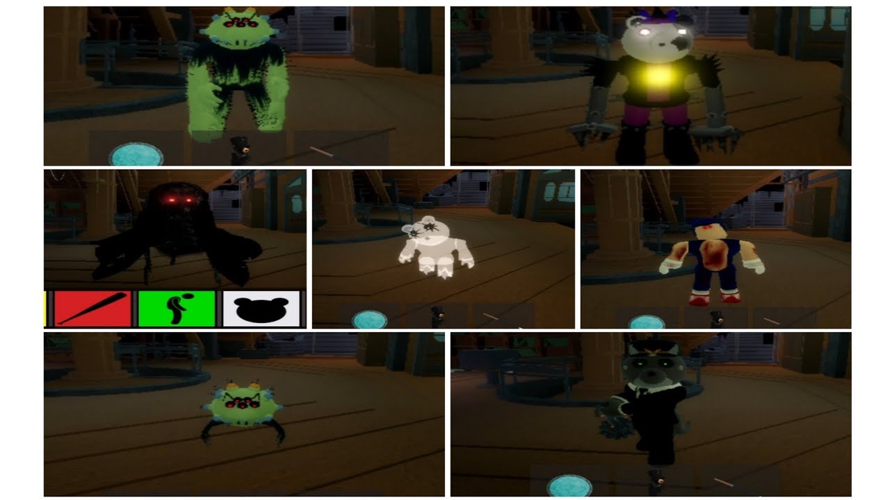 ROBLOX: ACCURATE PIGGY RP: THE RETURN ATTIC ALL BADGE SKINS SHOWCASE ...