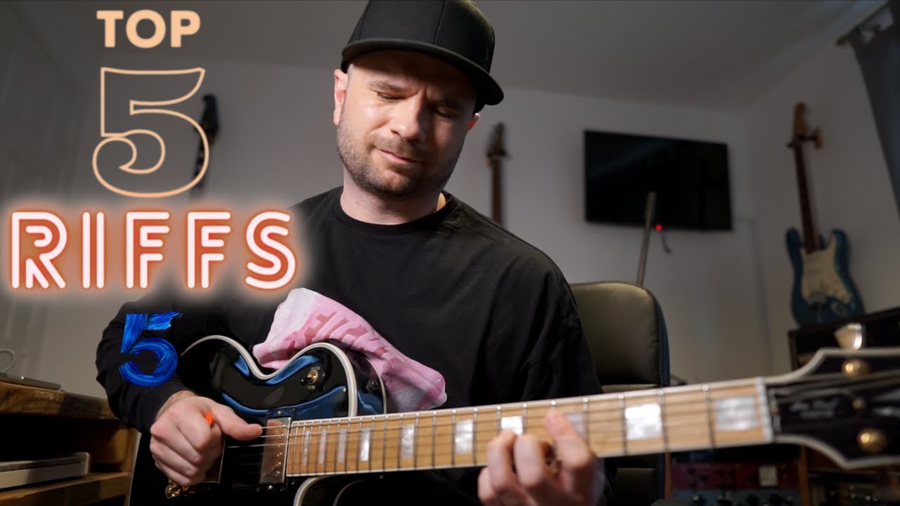 Top 5 Riffs #5 Riffs that will test you guitar skills to the MAX ...