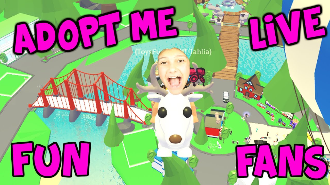 Adopt Me playing come and join the fun (LIVE) - YouTube