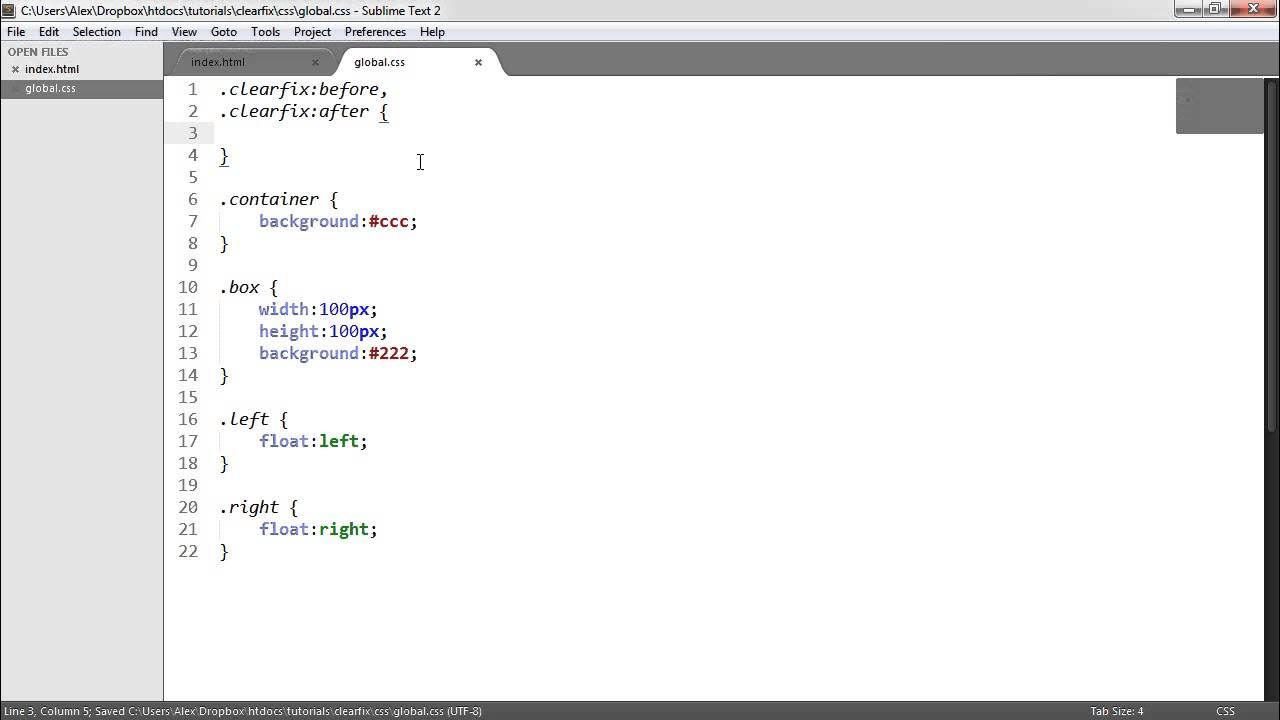 CSS Floats & Clearfix - YouTube