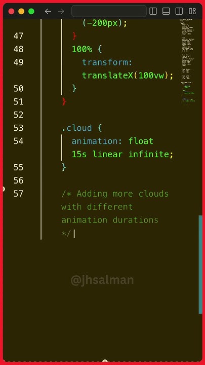 Create CSS Animated Clouds | Floating Cloud Animation in HTML & CSS - YouTube