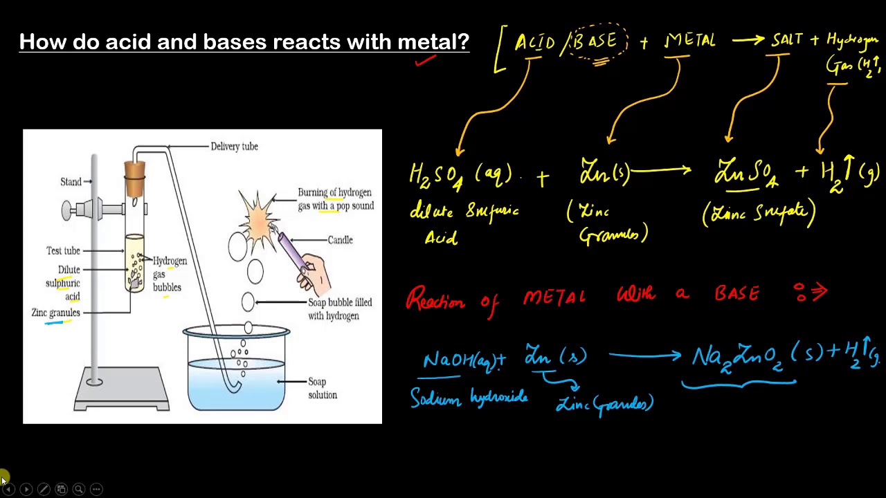 Part 3 acid and base reaction - YouTube