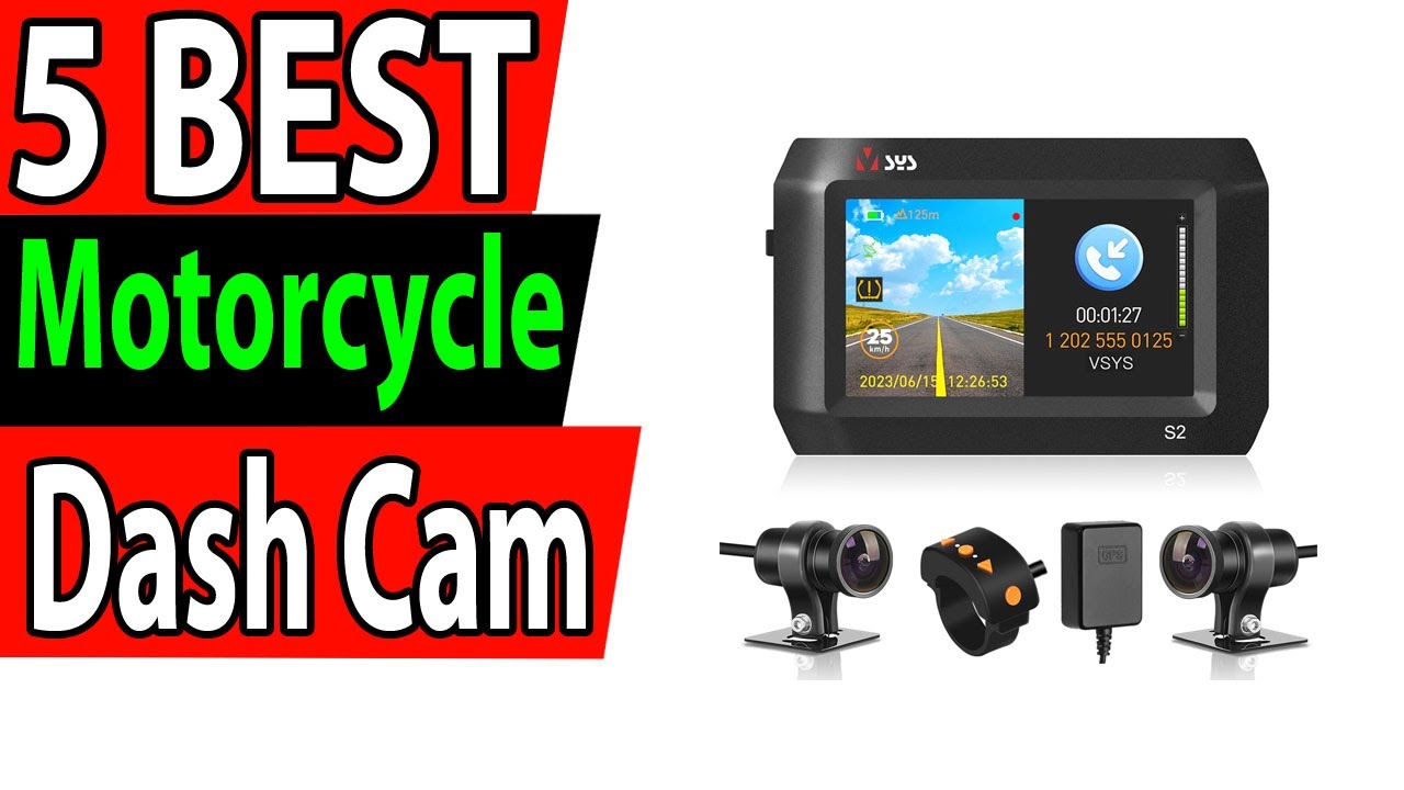 5 Best Motorcycle Dash Cam Review 2025 - YouTube