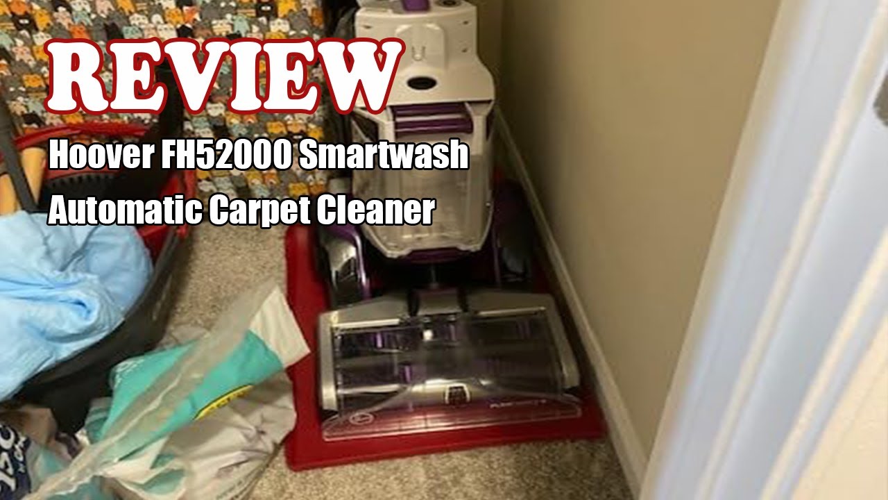 Review Hoover FH52000 Smartwash Automatic Carpet Cleaner 2023 - YouTube